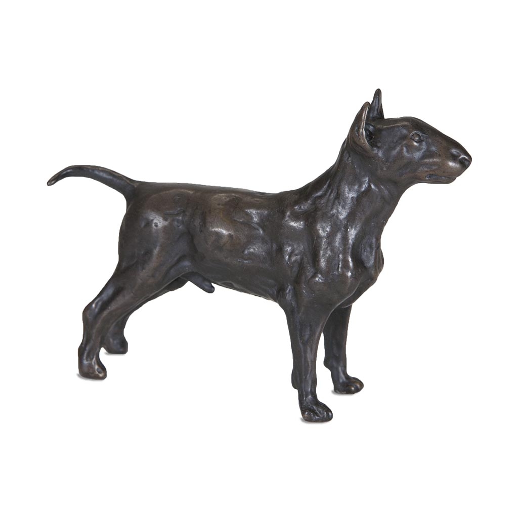 Bronze Dog Sculpture: Standing Bull Terrier by Sue Maclaurin **NEW**
